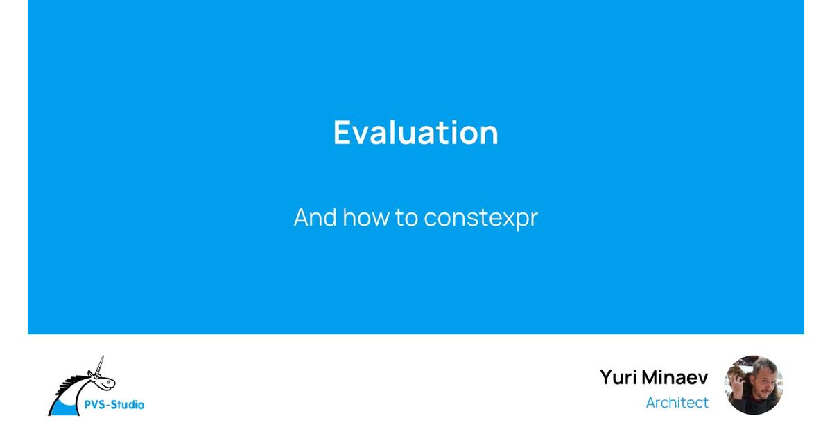 Evaluation