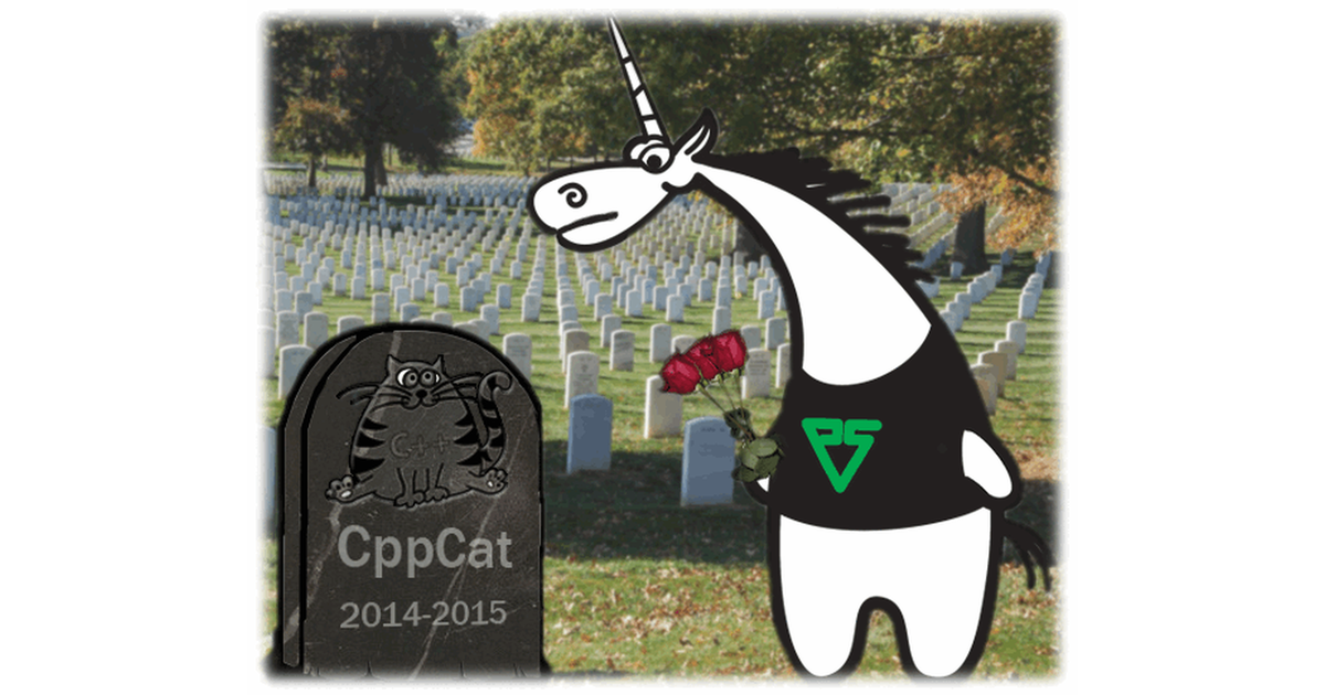 We are Closing Down the CppCat Project