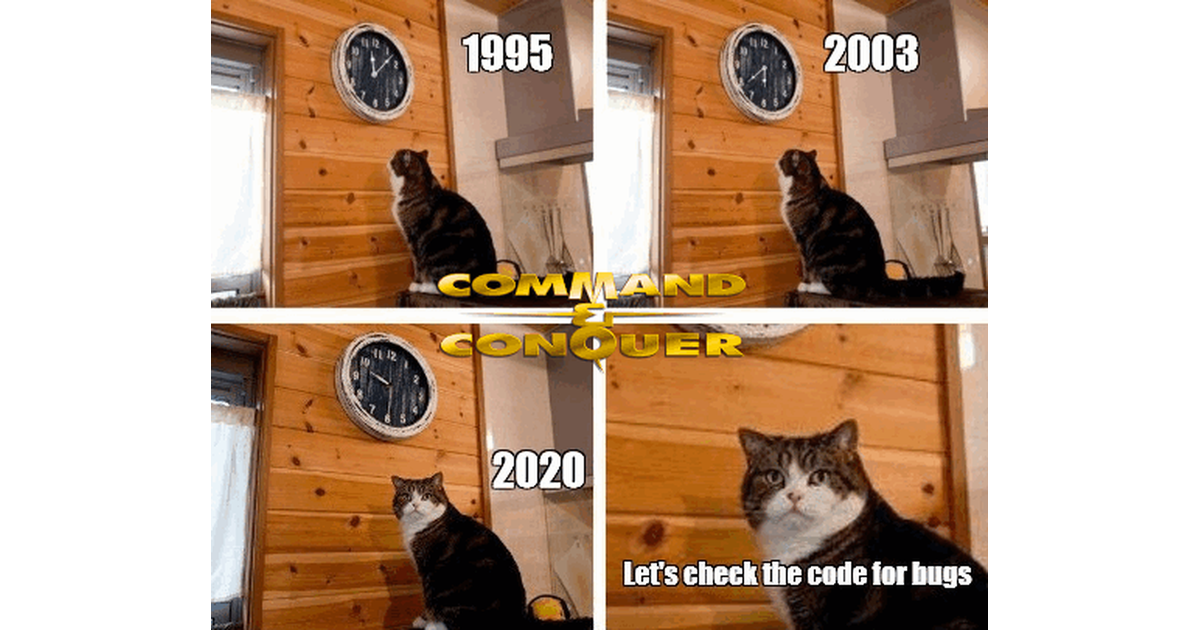 The code of the Command & Conquer game: bugs from the 90′s. Volume one