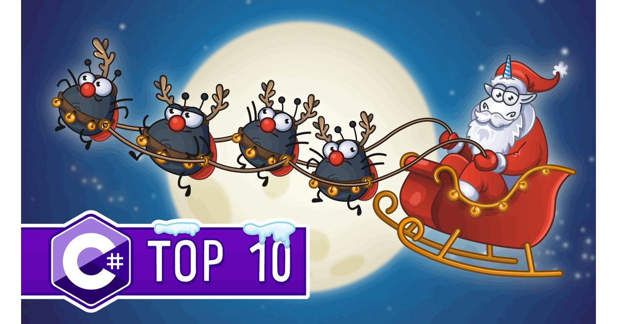 Top 10 errors found in C# projects in 2025