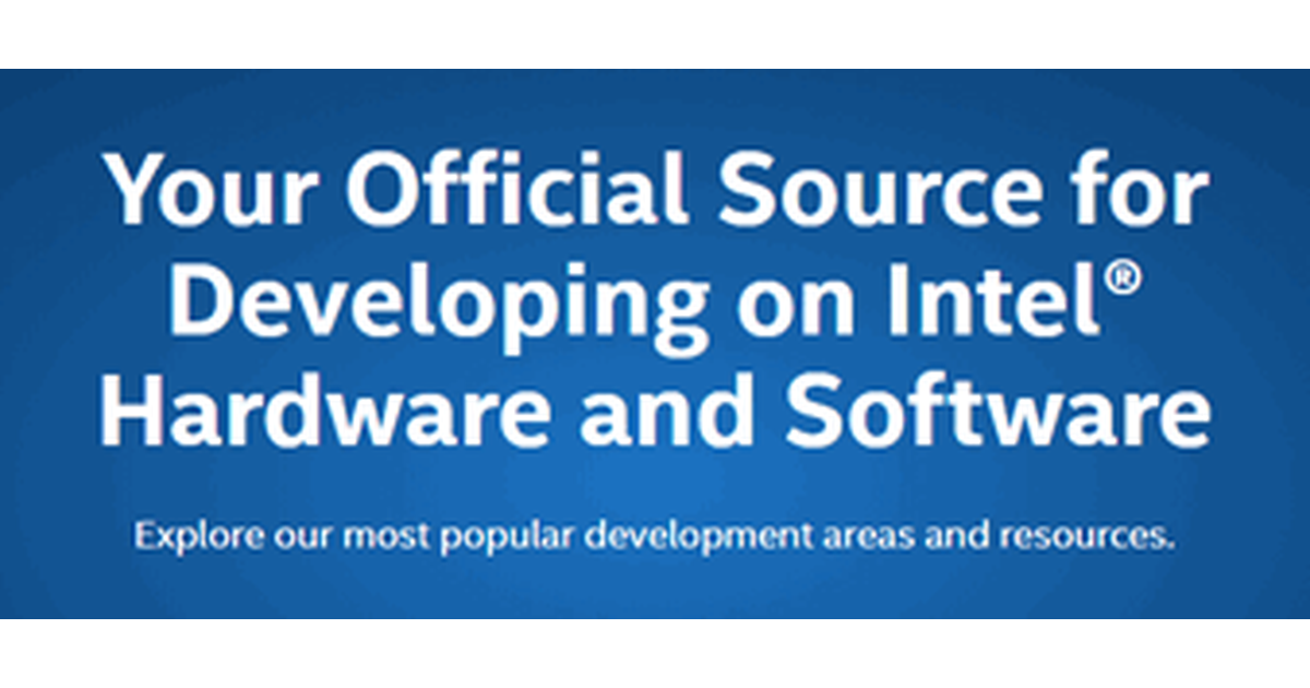 Translation of our blog in the English segment of software.intel.com!